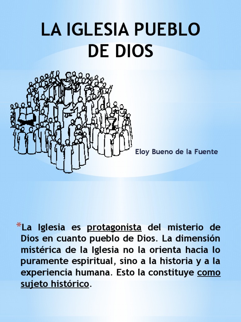 La Iglesia Pueblo de Dios | Descargar gratis PDF | Jesús | Iglesia Católica
