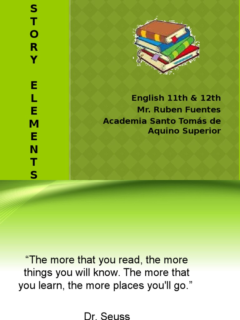 Story Elements Power Point#1 | PDF | Plot (Narrative) | Narration