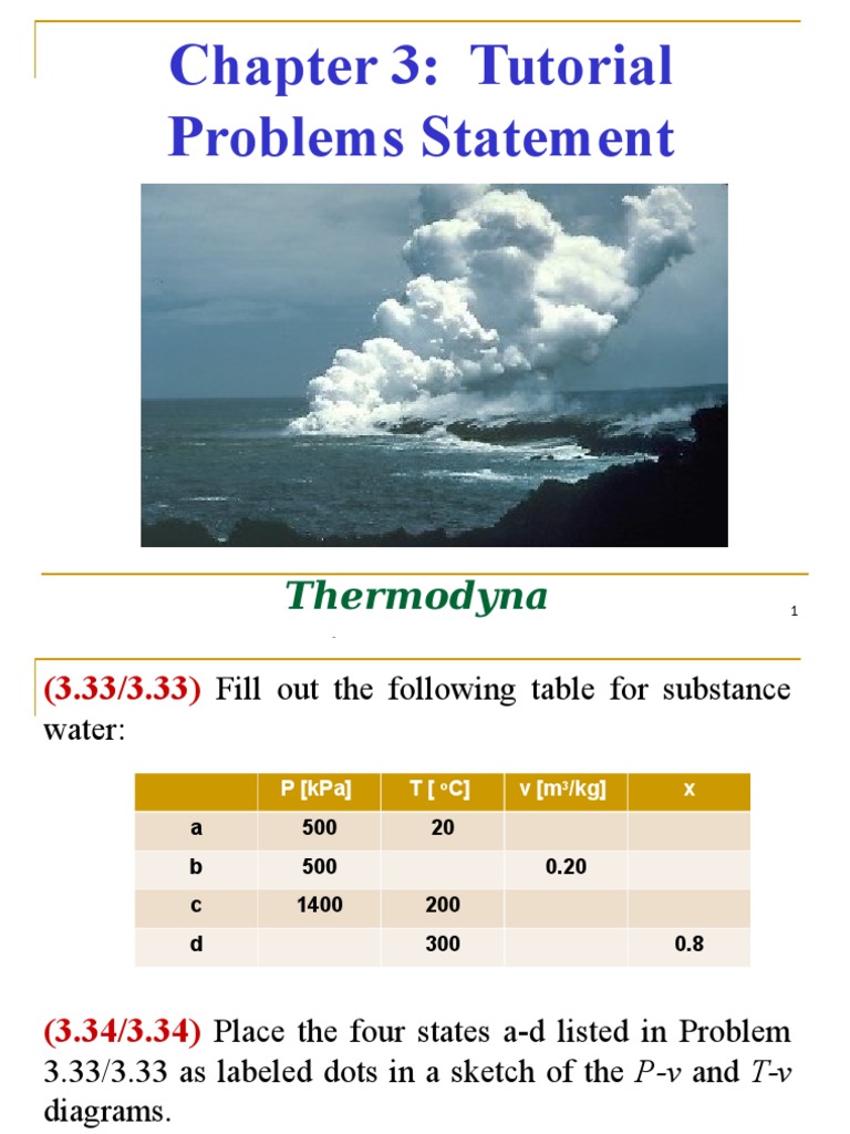 Tutorial Problems Statement | PDF | Liquids | Pressure