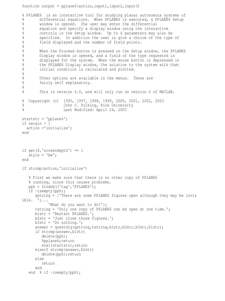 Pplane 6 | PDF | Button (Computing) | Predation