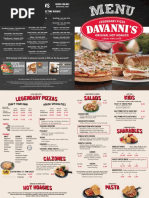 Donatos Carryout Menu | PDF | Pizza | Sausage