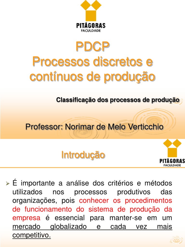 Processos Discretos e Contínuos de Produção | Produção em Massa ...