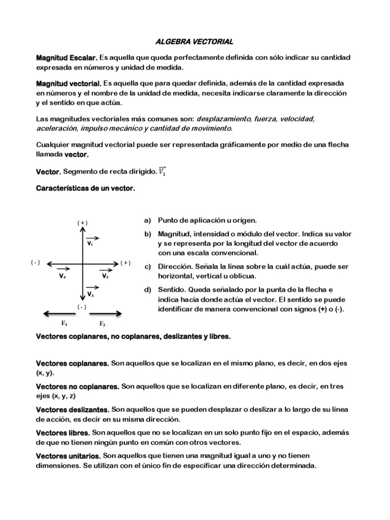 Algebra Vectorial | PDF | Vector Euclidiano | Geometría