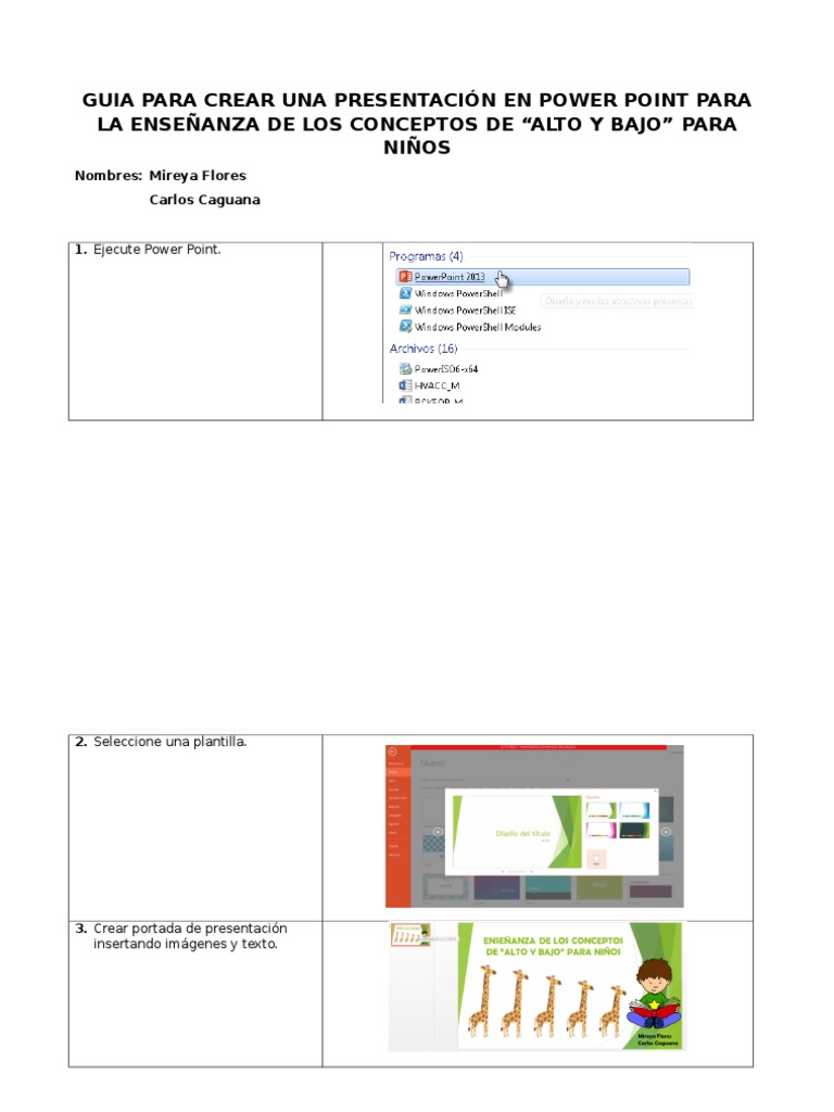 Guia Alto y Bajo | PDF