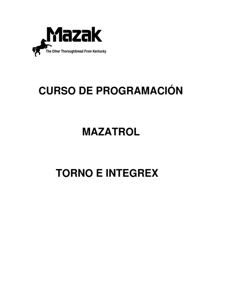 Curso de Programación Mazatrol | PDF | Fenómenos Meteorológicos | Clima ...