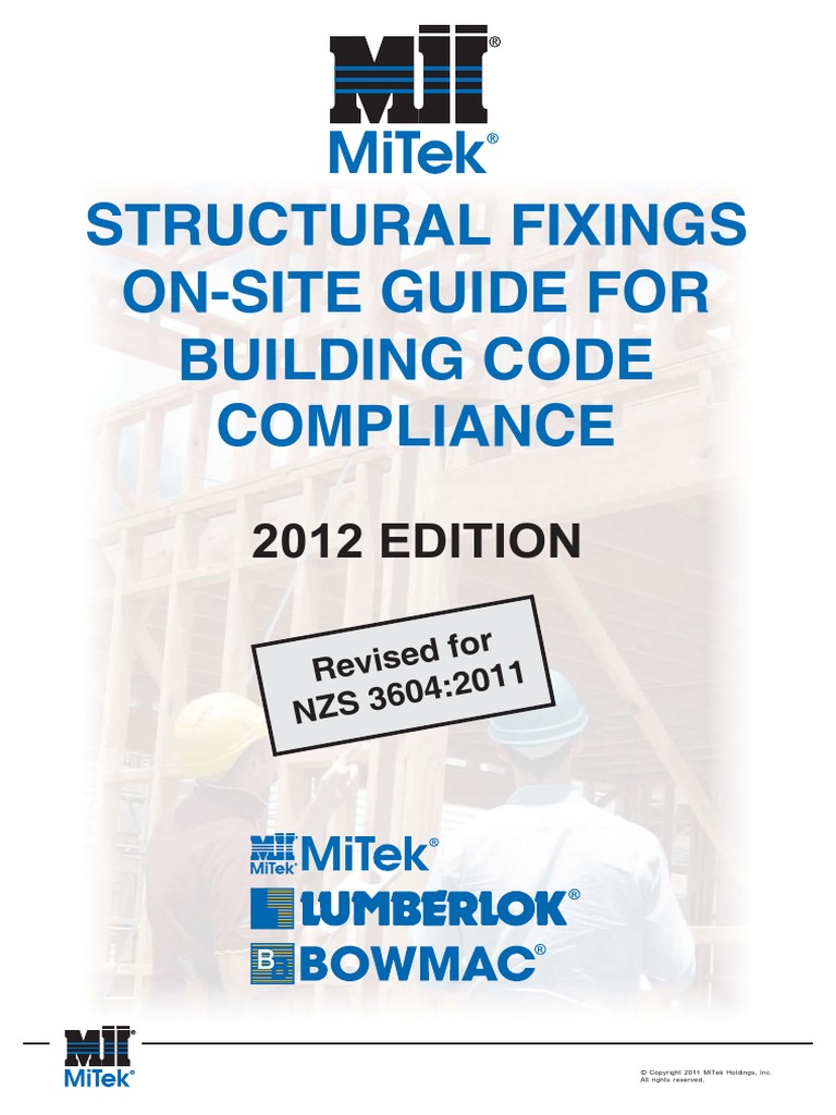Mitek Manual | Framing (Construction) | Lumber
