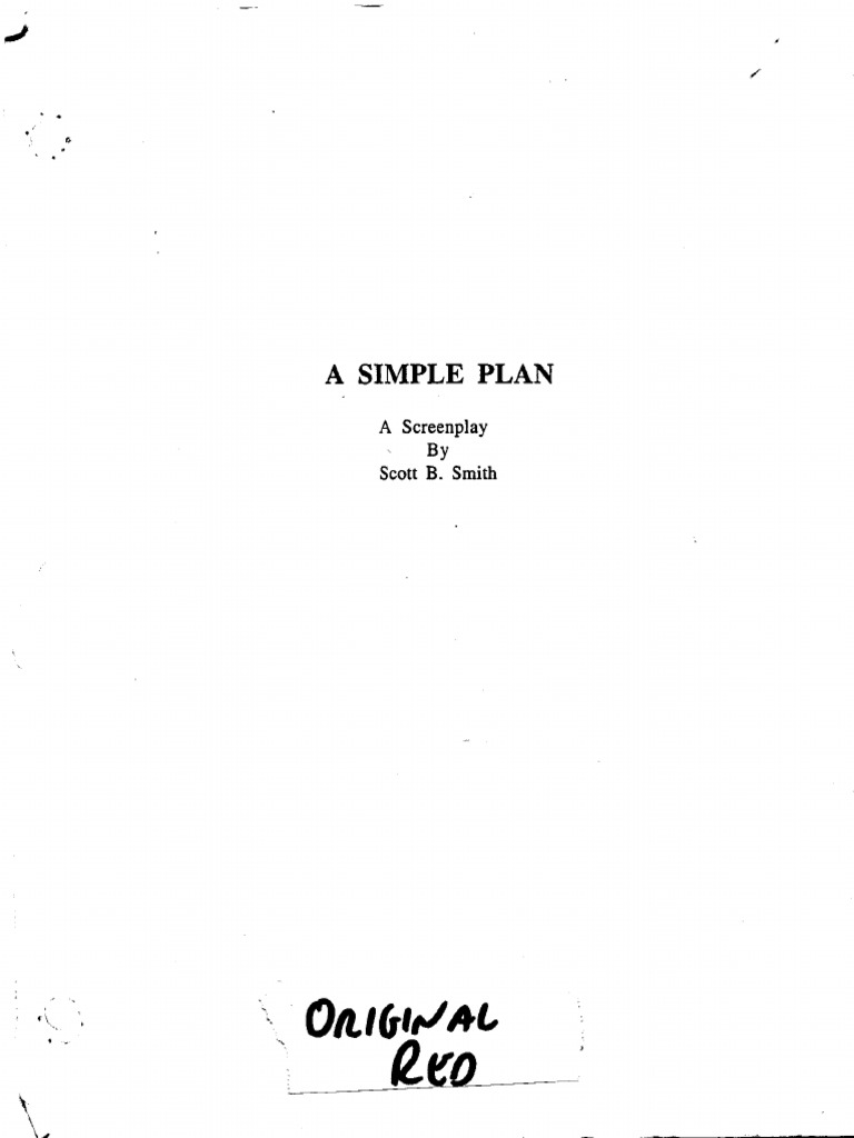 A Simple Plan | PDF
