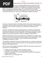 Pump Foundation | PDF | Concrete | Pump