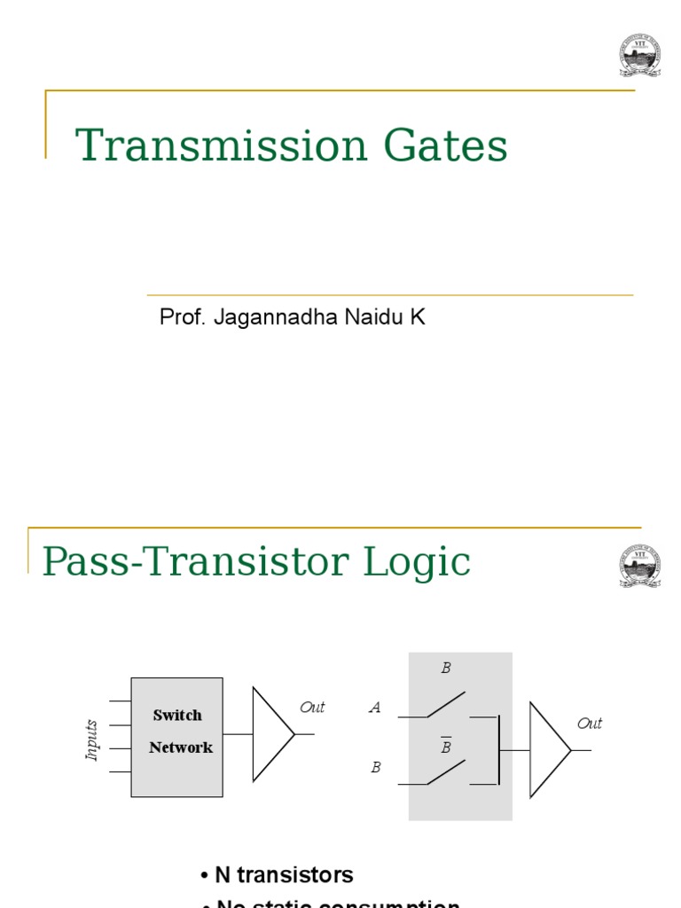 Vlsi Transmission Gates | PDF