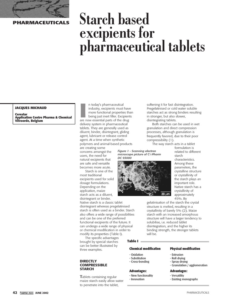 Michaud | PDF | Tablet (Pharmacy) | Pharmaceutical Formulation