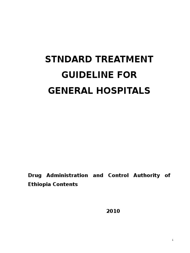 STG General Hospital | PDF | Renal Function | Analgesic