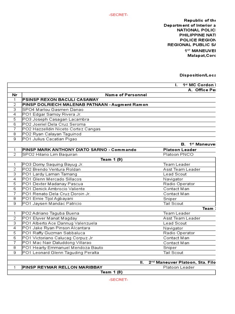 Troop Disposition Overview | PDF | Defense Policy | Military Science