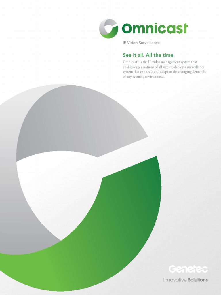 En Genetec Omnicast IP Video Surveillance | PDF | Cloud Computing ...