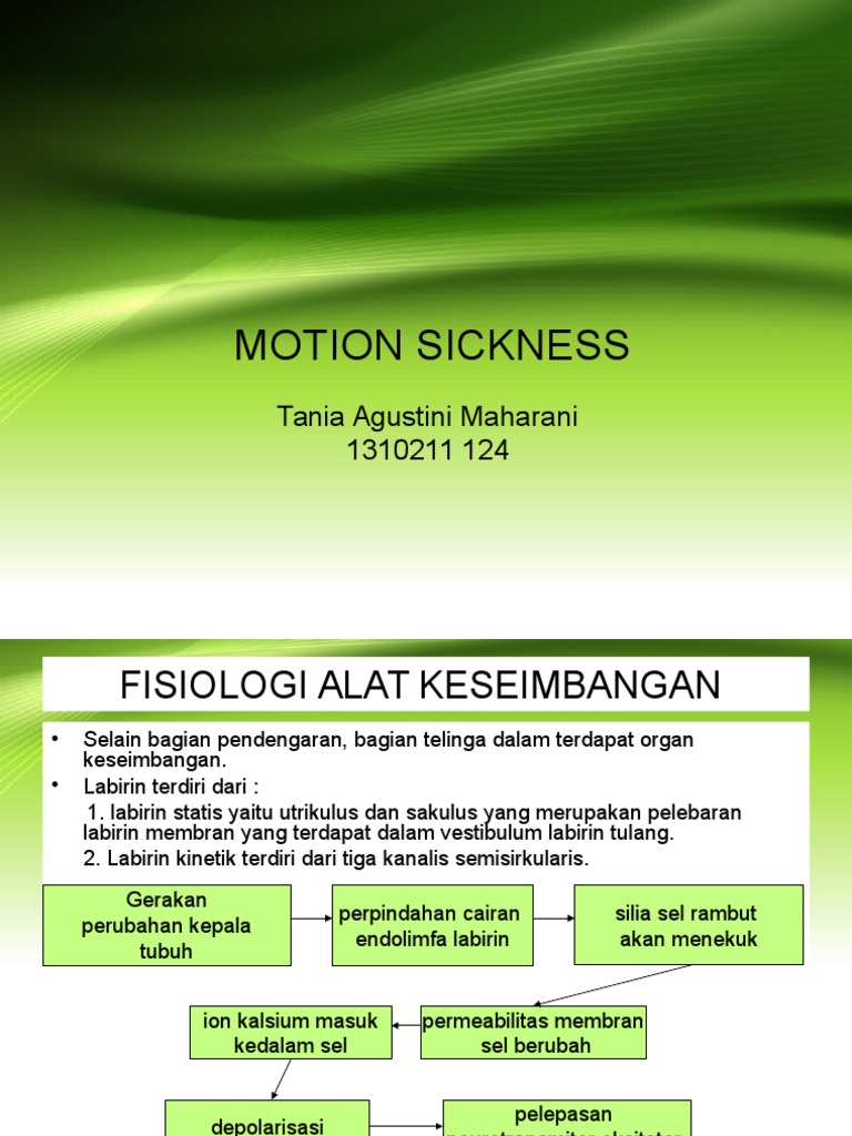 Motion Sickness | PDF | Pengembangan Diri