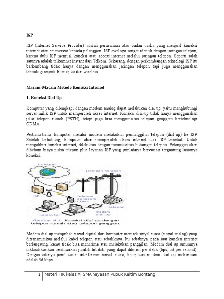 ISP Dan TOPOLOGI Jaringan | PDF