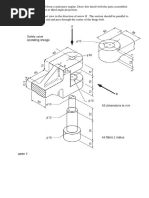 Assembly Drawing Exercises | PDF | Computer Aided Design | 3 D Computer ...