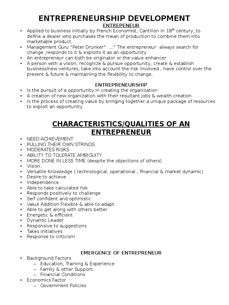 Entrepreneurship | PDF | Entrepreneurship | Creativity Entrepreneurship | PDF | Entrepreneurship | Creativity