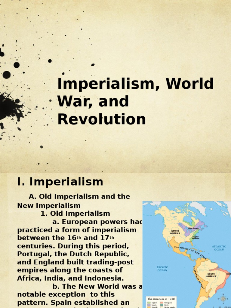 Imperialism and WWI: Key Concepts | PDF | Vladimir Lenin | German Empire