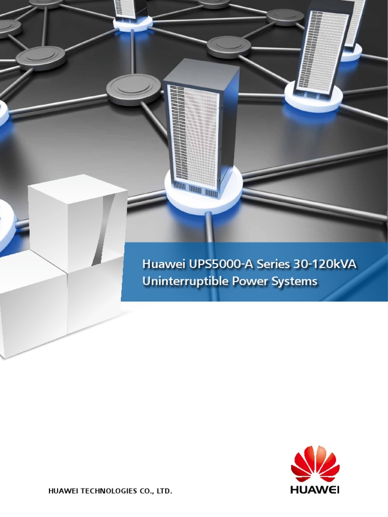 Huawei Ups5000-A Series (30-120kva) Ups Brochure | Battery (Electricity ...