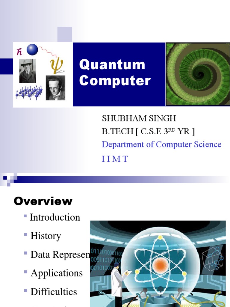 Quantum Computer | PDF | Quantum Computing | Quantum Mechanics