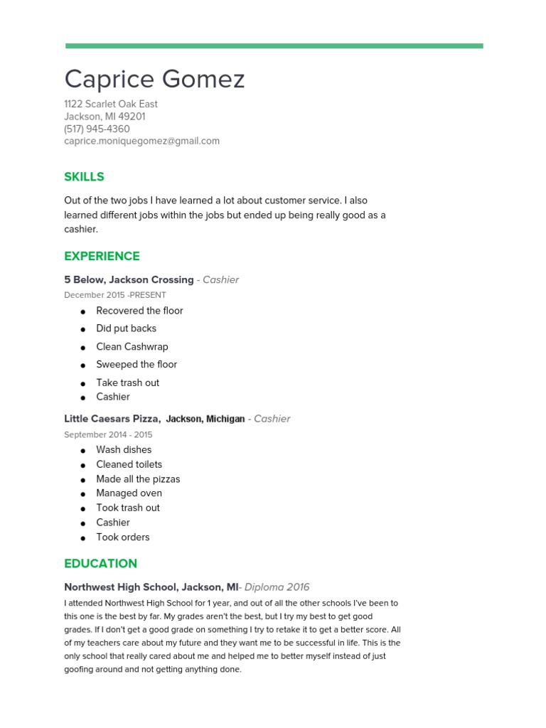 Resume Final | PDF