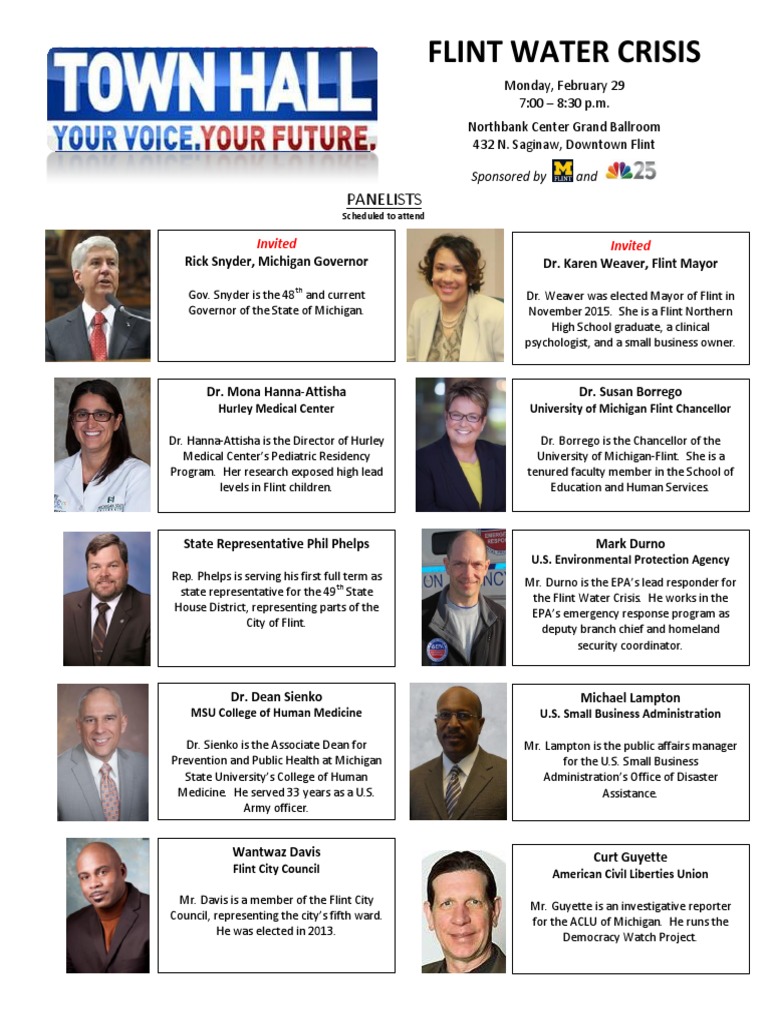 Town Hall Panelists | PDF