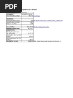 Rich Dad Financial Statement Template | PDF | Expense | Loans