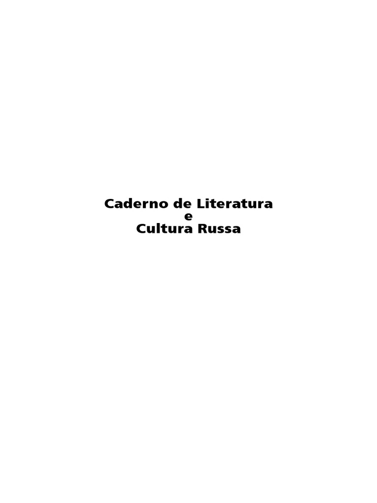 BERNARDINI, A - Puchkin e o Comeco Lit Russa | PDF | Alexander Pushkin | Rússia