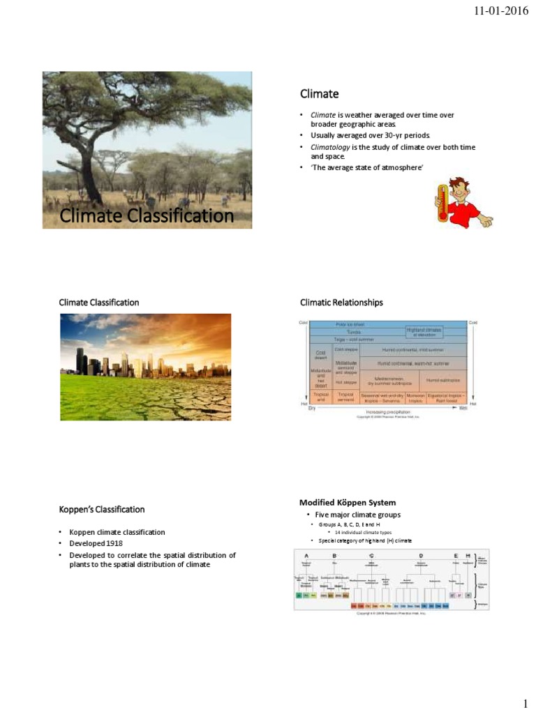 Climate Classification | PDF | Climate | Rain
