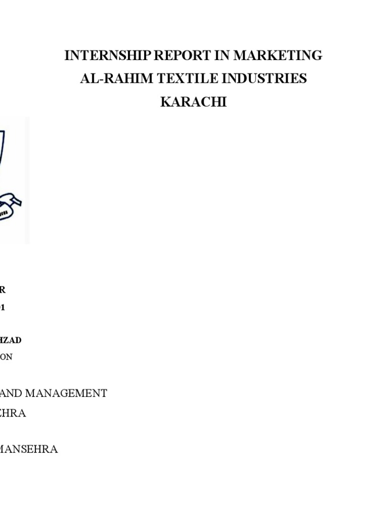 Marketing Insights at Al-Rahim Textile | PDF | Business | Finance ...