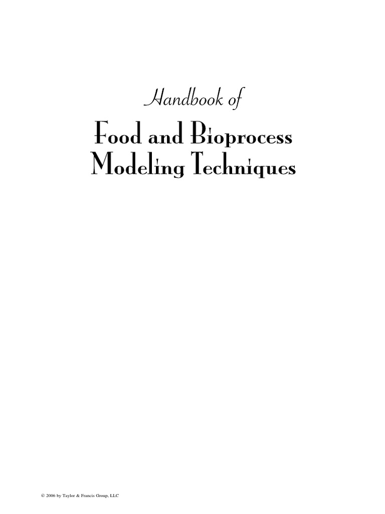 Food and Bioprocess Modeling Handbook | PDF | Artificial Neural Network ...
