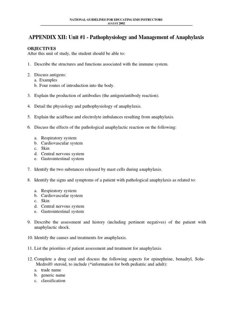 Appendix XII - Unit1 - Pa Tho Physiology and MGMT | PDF | Medical Specialties | Clinical Medicine