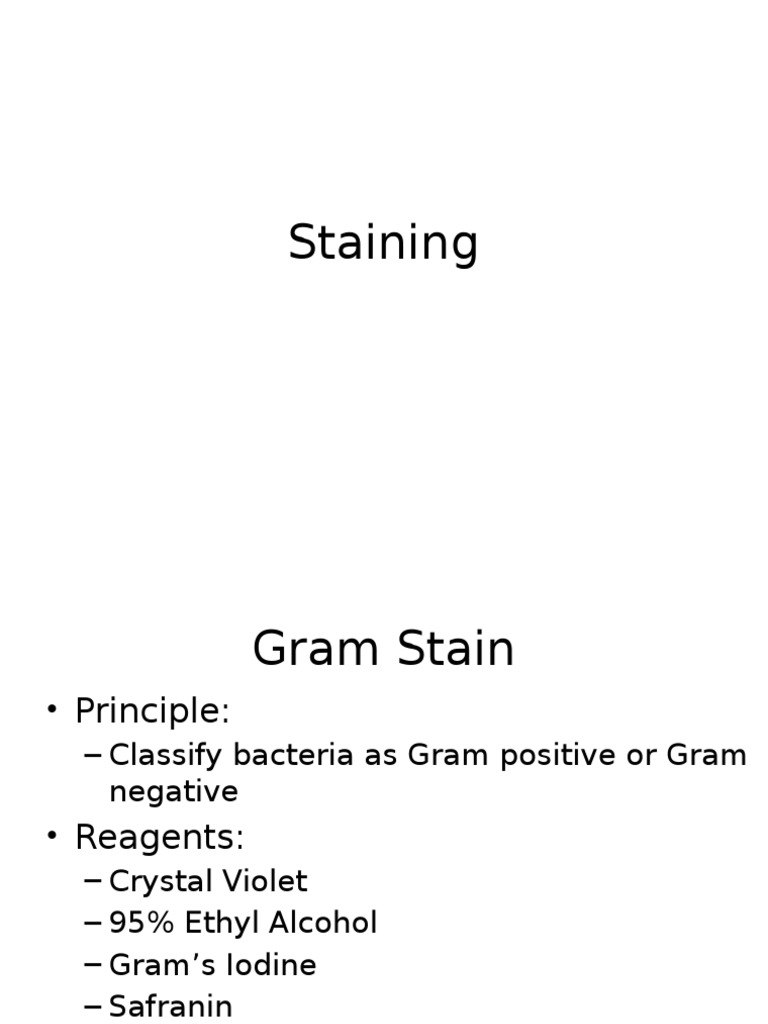 Staining | Staining | Microbiology