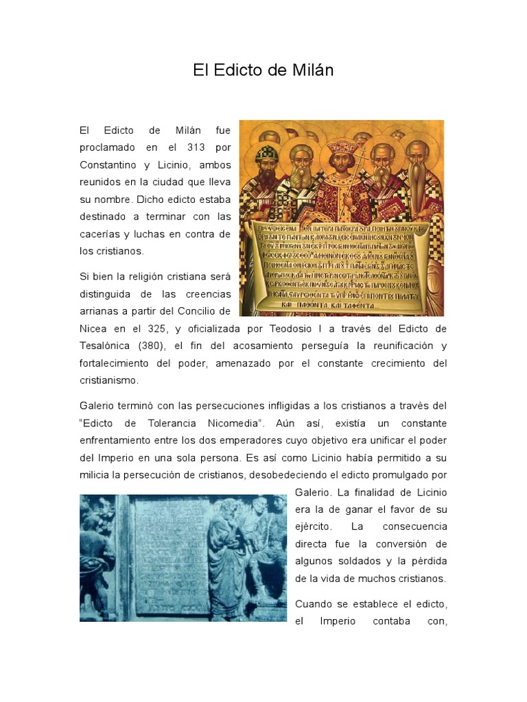 Verificador De Oraciones Del Edicto De Milán D. Ángel Lozano Vicente