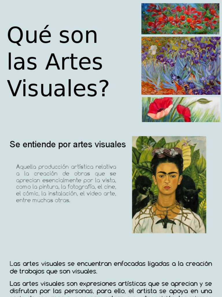 ¿Qué Son Las Artes Visuales?