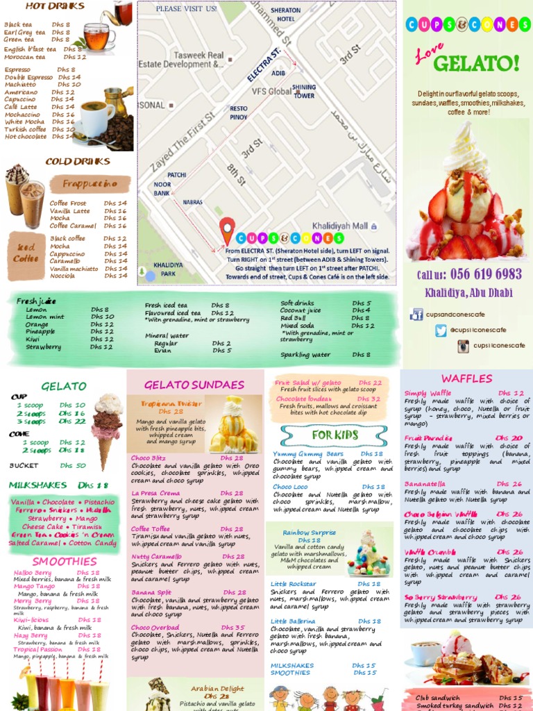 Flyer-Menu b1 Final | PDF | Drink | Desserts