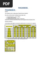 EN 10029 Tolerances for Hot Rolled Plates | PDF | Structural Steel ...