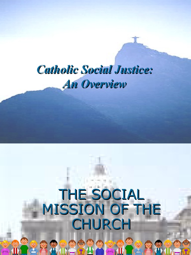 1.the Social Mission of The Church | PDF | Catholic Social Teaching ...