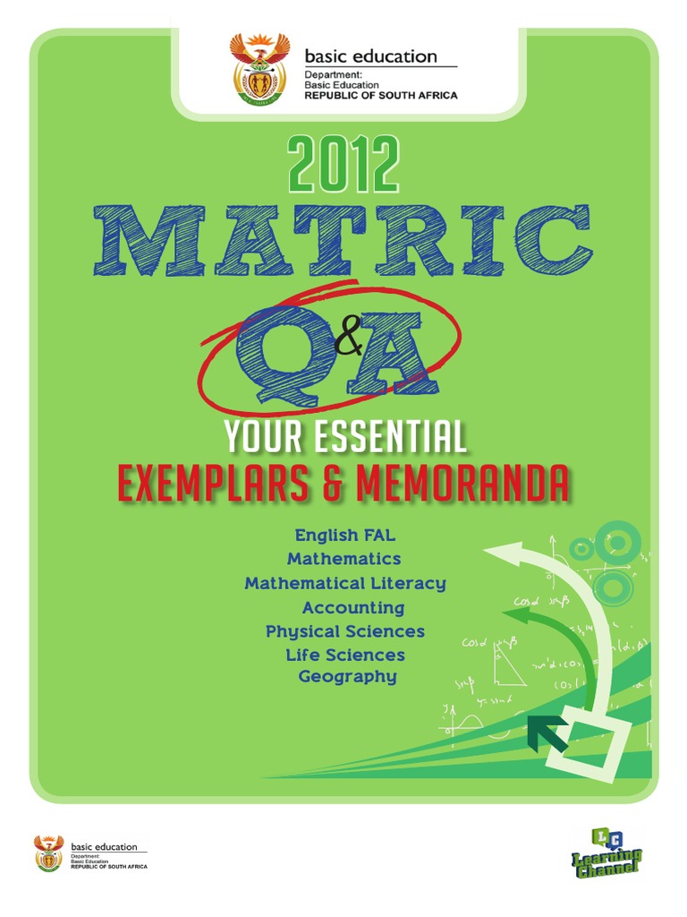 Grade 12 Matric Q&A Guide 2012 PDF | PDF | Asymptote | Teaching Mathematics