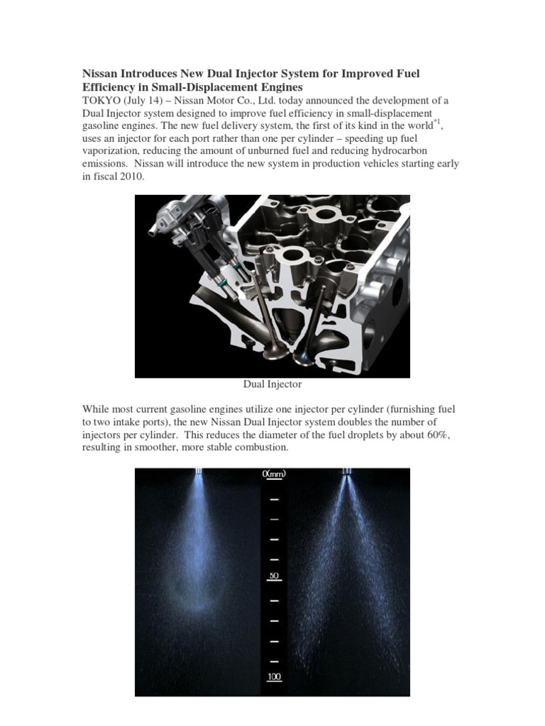Dual Injection System | PDF | Fuel Injection | Internal Combustion Engine