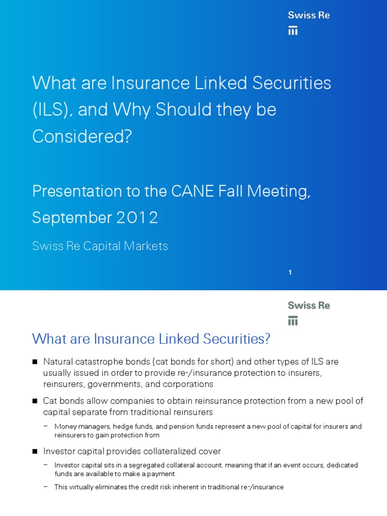 What Are Insurance Linked Securities (ILS), and Why Should They Be ...