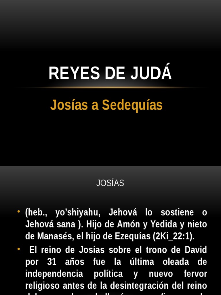 Reyes de Judá | PDF | Jeremías | Nabucodonosor Ii