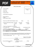 TESDA Application Form | PDF