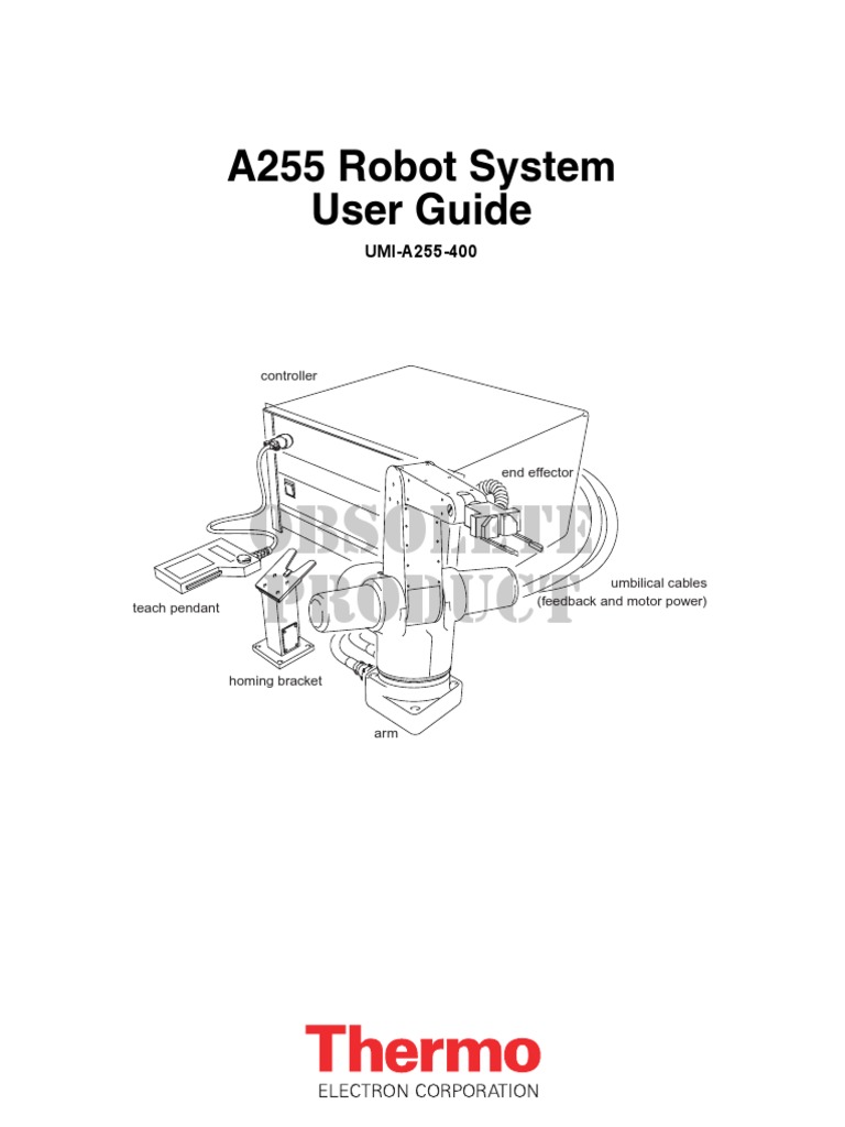 A255 Robot System User Guide | PDF | Robot | Robotics