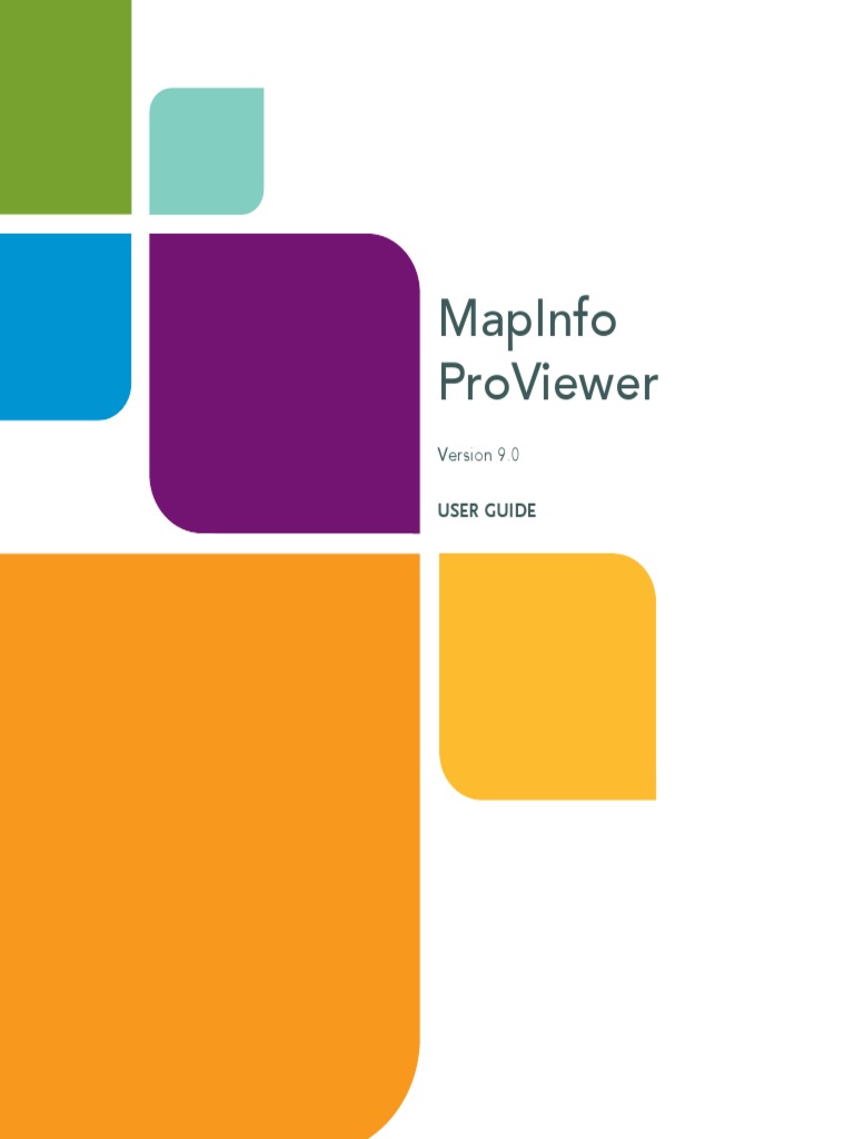 Mapinfo Proviewer: User Guide | PDF | Arc Gis | Latitude
