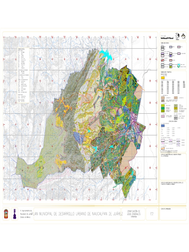 Zonificacion de Uso de Suelo General Naucalpan | PDF