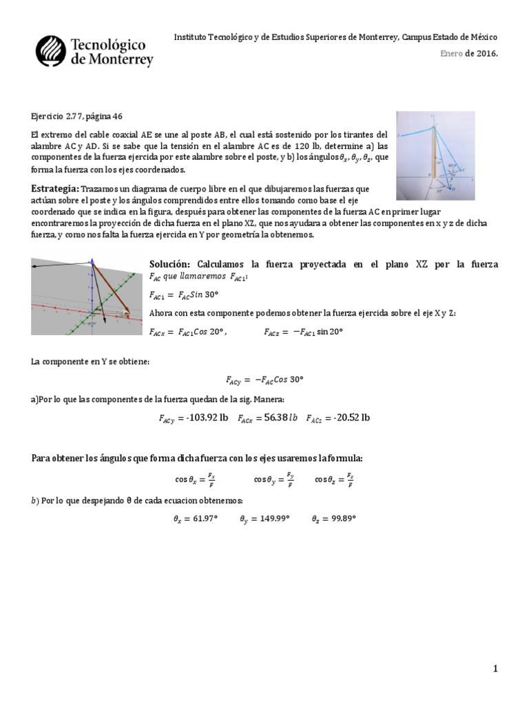Problemario 3 | PDF | Vector Euclidiano | Trigonometría