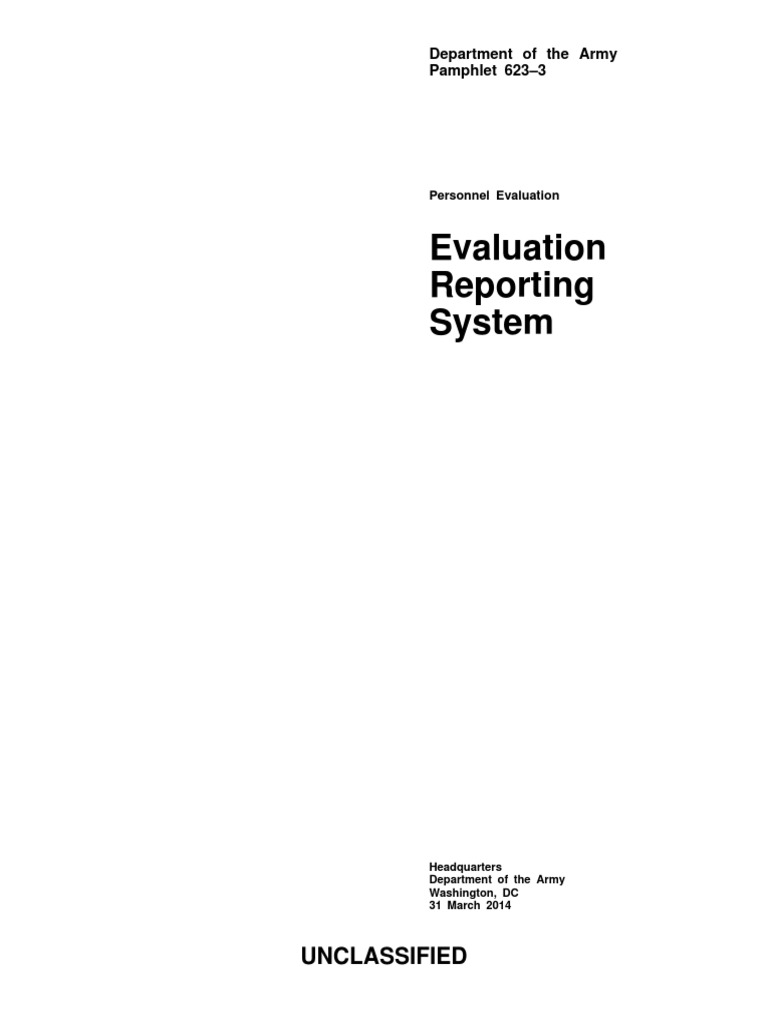 Army Evaluation Reporting System Guide | PDF | United States Army ...