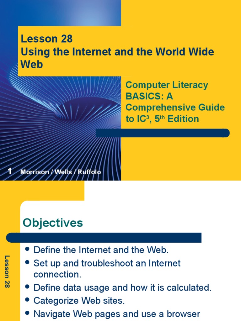Accessing the World Wide Web Basics | PDF | Web Browser | World Wide Web