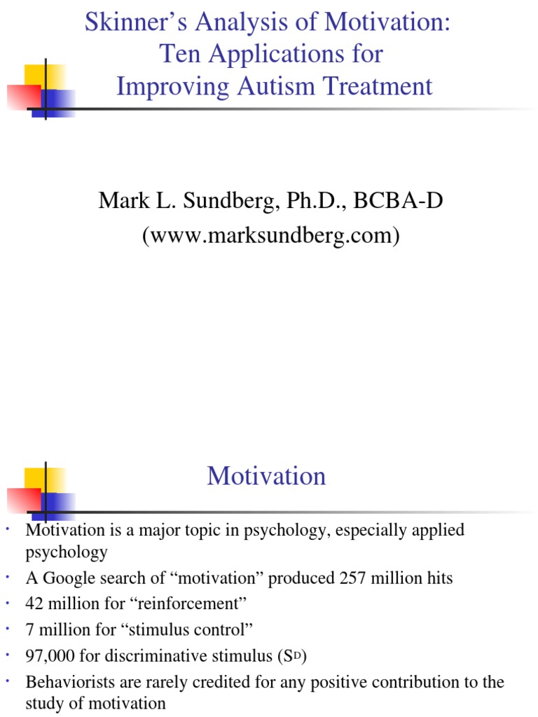 Mark L. Sundberg, PH.D., BCBA D | Download Free PDF | Reinforcement ...